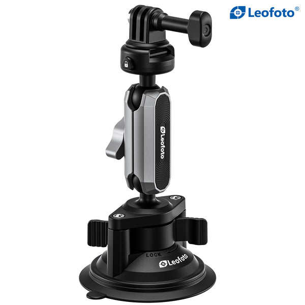Leofoto Suction Cup Sports Camera Mount - LAC-04 – Leofoto India Official